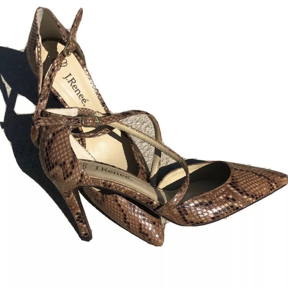 J.Renee | Shoes | Nwt Jrenee Snake Print Heels | Poshmark
